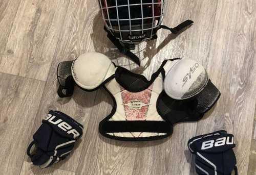 Детская хоккейная форма шлем Bauer