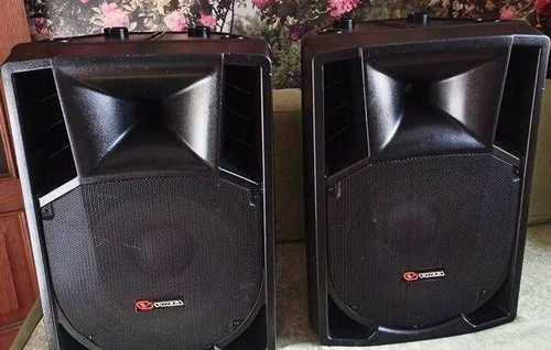 Колонки V-Pro 1400W 2шт Акустика 15"-8Ом Stereo