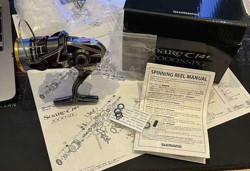 Рыболовная катушка Shimano 17 Soare CI4+ C2000sspg