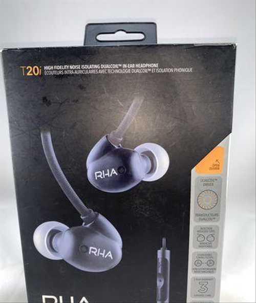 Внутриканальные наушники RHA T20i Hi-Res Audio