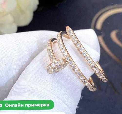 Кольцо Cartier Juste un Clou, бриллианты 0,56ct