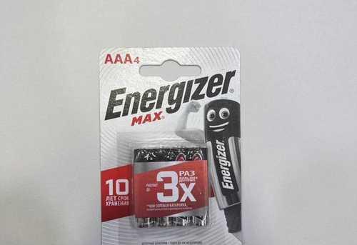 Батарейка Energizer MAX, 1.5 В, LR03 BL4
