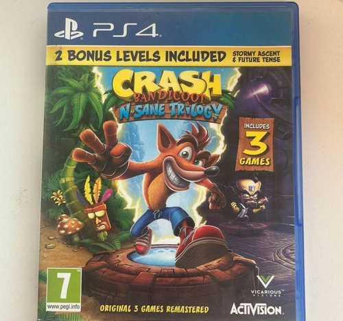 Crash bandicoot n sane trilogy ps4