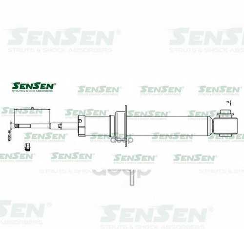 Амортизатор bmw 5 (e39) -03 зад.газ. sensen 920