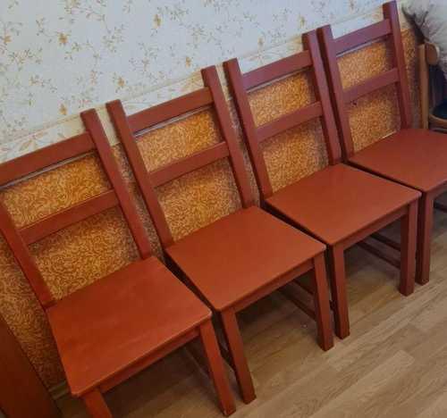 Стулья икеа из массива дерева