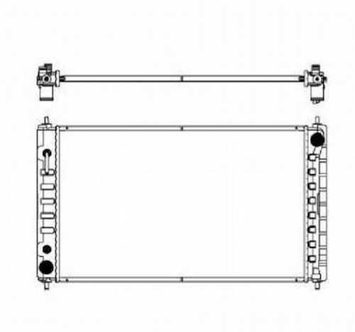 Радиатор охлаждения двигателя nissan teana II (J32)