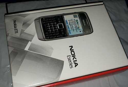 Коробка от телефона Nokia E71