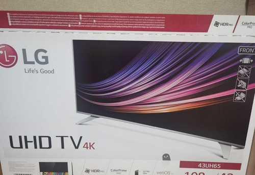 Телевизор smart tv 4К 43 дюйма LG 43UH650V | Festima.Ru - Мониторинг ...