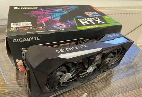 Видеокарта GeForce RTX 3070 Ti Aorus master 8G