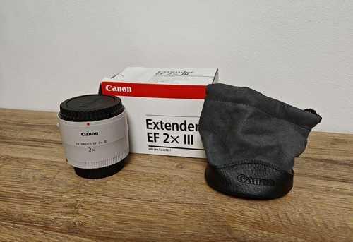 Телеконвертер Canon Extender EF 2x III