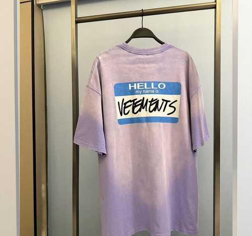 Футболка vetements, оверсайз