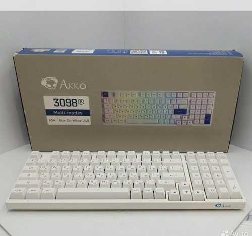 Игровая Клавиатура akko 3098B Multi-modes ASA Blue