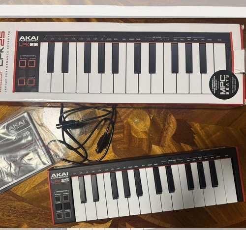 Midi клавиатура akai lpk25