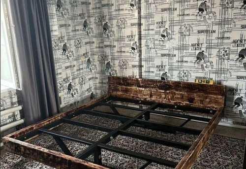 Кровать лофт каркас из металла