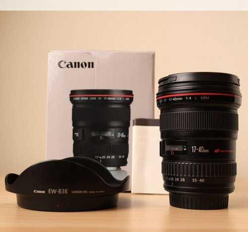 Canon EF 17-40mm f/4L USM