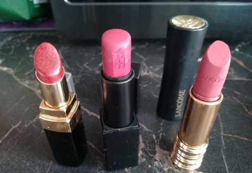 Помада nars, Chanel, Lancome. yeves rocher 100 ml