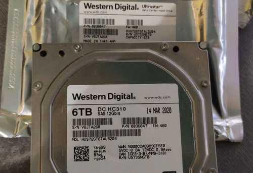 HDD 6Tb WD Ultrastar DC HC310 SAS HUS726T6TAL5204