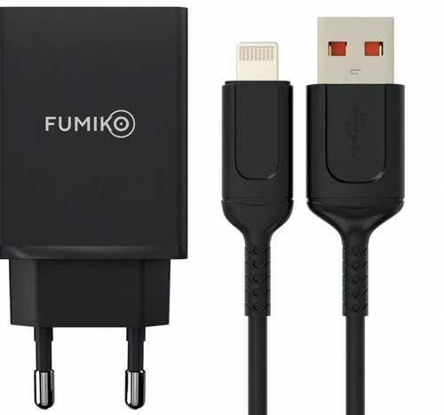 Зарядное устройство fumiko CH13 2USB 2.4А c кабел