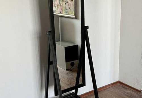 Зеркало напольное IKEA isfjorden черный