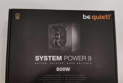 Блок питания be quiet system power 9 600W