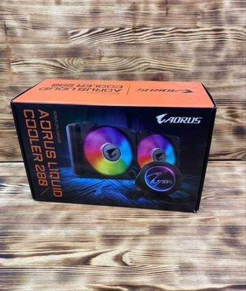 Сво gigabyte aorus Liquid Cooler 280, черный/argb