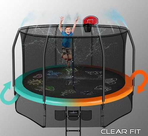 Каркасный батут Clear Fit FamilyHop 12Ft