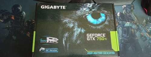 Видеокарта gigabyte GeForce GTX 750 Ti OC