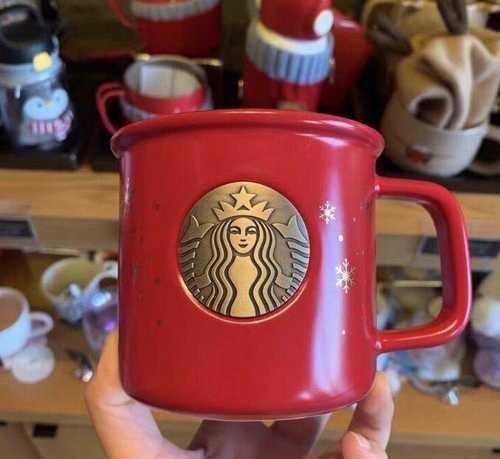 Starbucks красная кружка Старбакс