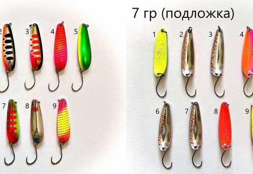 Микроколебалка Trout Bait Rival 7,10,12,15 гр