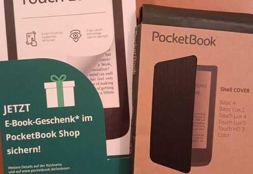 Pocketbook 628 + Оригинальный чехол Pocketbook
