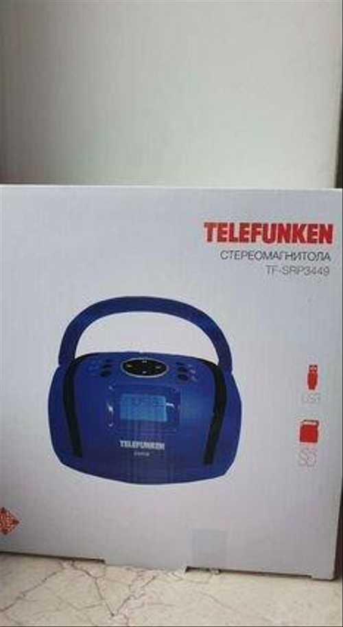 Стереомагнитола Telefunken TF-SRP3449