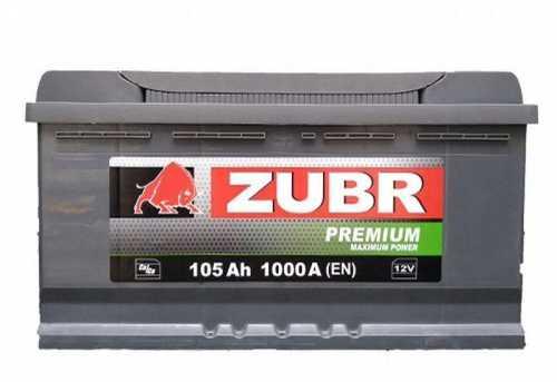 Автомобильный аккумулятор zubr AGM 105.0