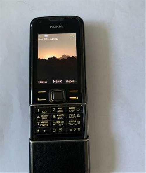 Телефон nokia 8800 Sapphire Arte черный
