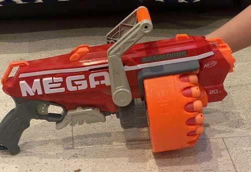 Бластер Nerf Мега Мегалодон (E4217), оранжевый/кра