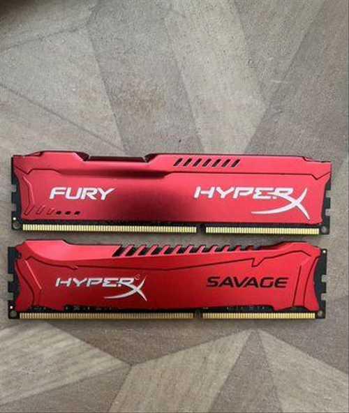 Kingston hyperx savage, fury ddr3