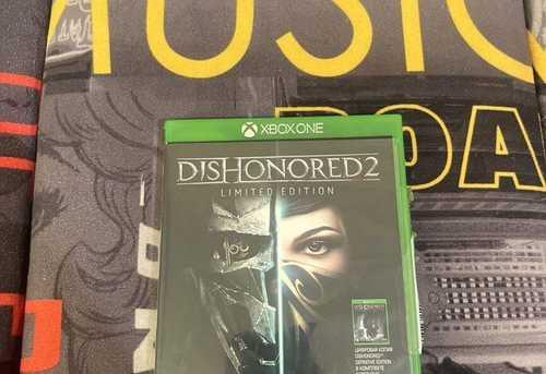 Dishonored 2 xbox one диск