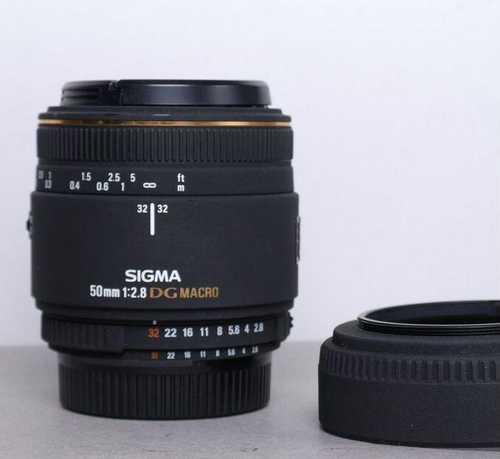 Объектив Sigma Nikon 50mm f/2.8 Macro