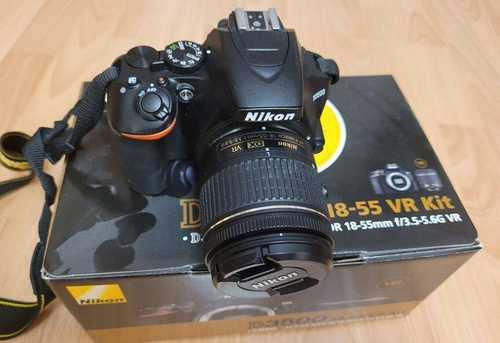 Зеркальный фотоаппарат nikon D3500 kit VR 18-55 mm
