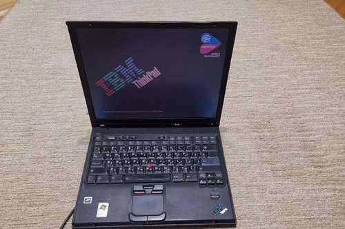 Неисправный ноутбук Ibm thinkpad t43