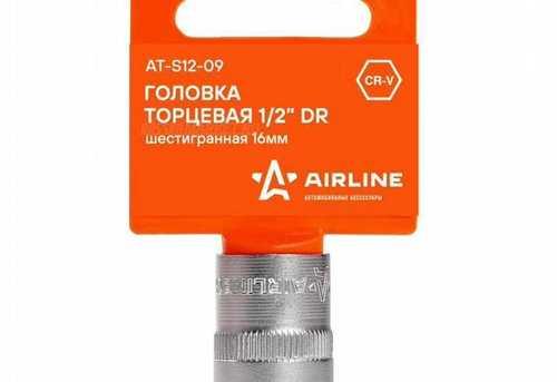 Airline AT-S12-09 Головка торцевая 1/2 DR шестигра