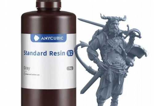 Фотополимерная смола Anycubic standart resin V2 1л