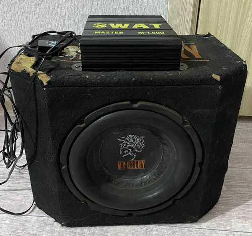 Усилитель swat M-1.500 с subwoofer