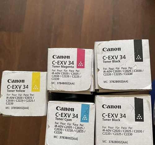 Тонер-картридж черный Canon C-EXV34