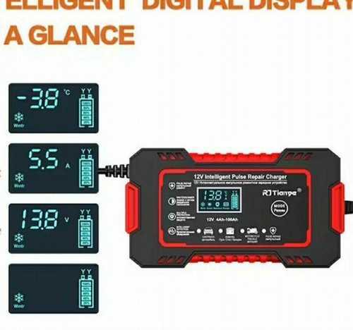 Автомобильное зарядное устройство 6A/12V