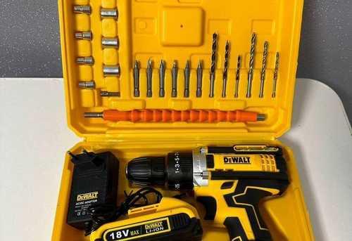 Шуруповерт dewalt новый