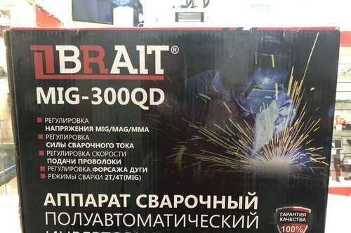 О18) сварочный аппарат brait MIG-300QD