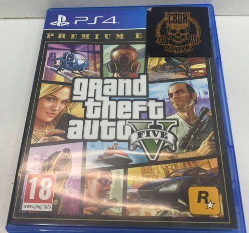 Игровые диски. Sony Playstation 4 GTA 5 / Grand Theft Auto V