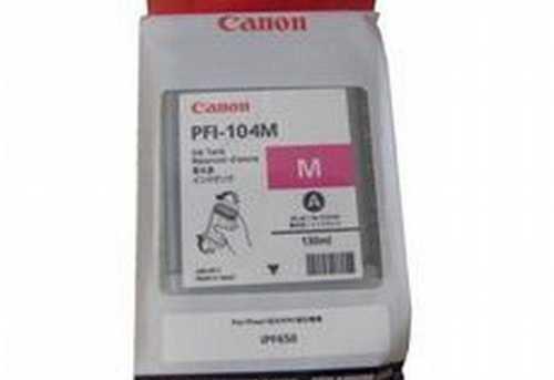 Картридж Canon PFI-104M пурпурный оригинальный