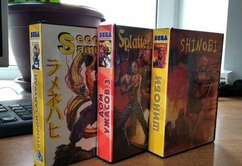 Картридж 16-бит - 3 шт: Shinobi, Second Samurai и