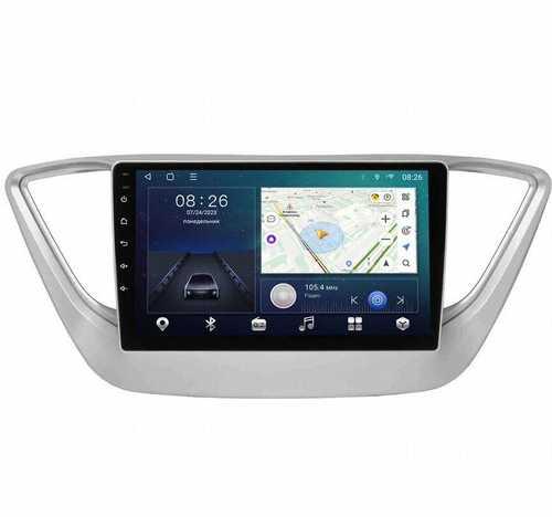 Магнитола Hyundai Solaris 17  Android 4 64 TS18A